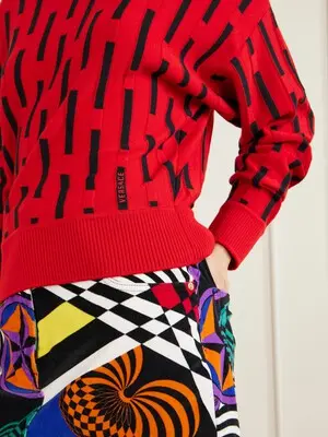 Versace Knitted Wool Sweater