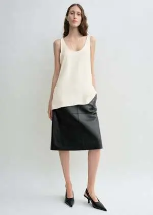 TOTEME Sablé Tank - Macadamia