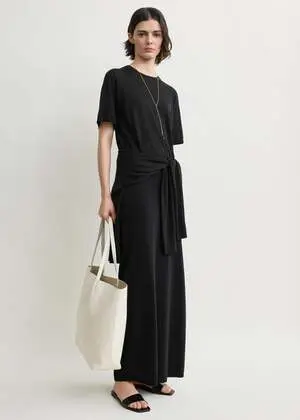 TOTEME Long Knit Skirt - Black