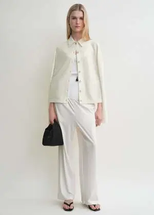 TOTEME Raglan-sleeve Cashmere Cardigan - White