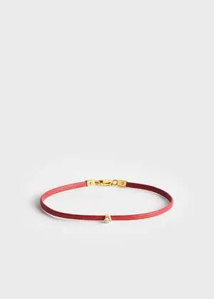 TOTEME Mini Diamond Bracelet Red/gold - Red-gold
