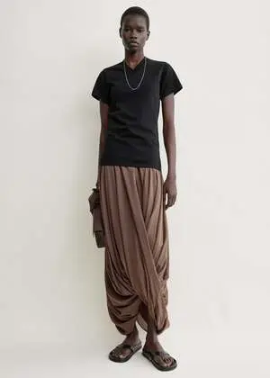TOTEME Cocoon Skirt - Walnut