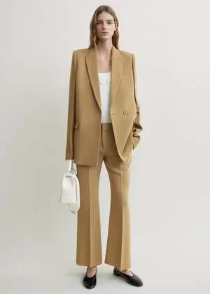 TOTEME Slim Tailored Blazer - Beige
