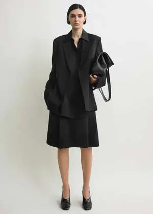 TOTEME Long Boxy Blazer - Black