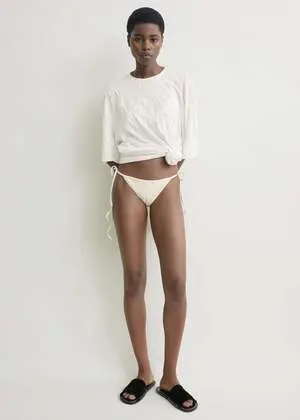 TOTEME Scoop Bikini Bottoms - Ecru