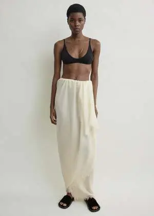 TOTEME Scoop Bikini Top - Black