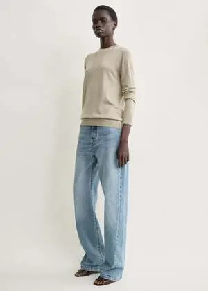 TOTEME Fine Crew Knit - Fawn