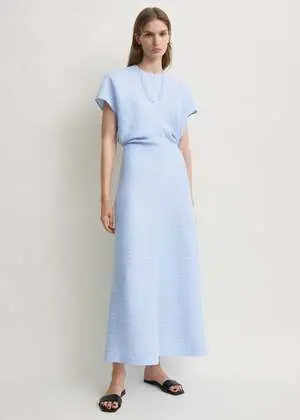 TOTEME Slouch Waist Dress - Sky