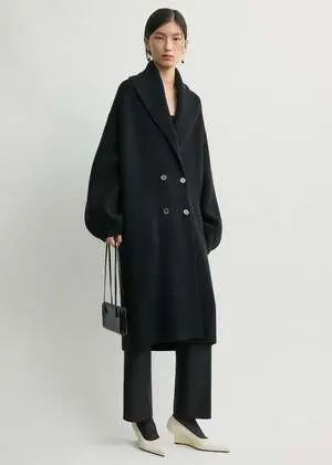 TOTEME Long Shawl-lapel Cardigan - Black