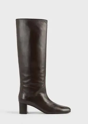 TOTEME Downtown Nappa Knee-high Boots - Brown