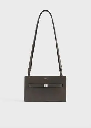 TOTEME Belted Leather Crossbody - Bark