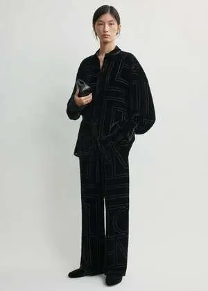 TOTEME Oversized Devoré Shirt