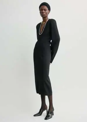 TOTEME Tailored Slouch Dress - Black