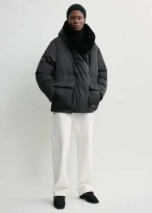 TOTEME Cinched Puffer Jacket - Black