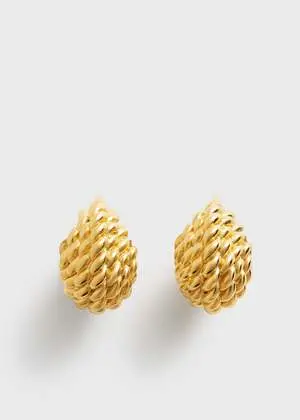TOTEME Rope Hoops - Gold