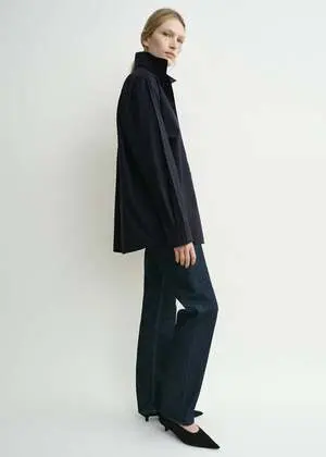 TOTEME Classic Tumbled Shirt - Midnight