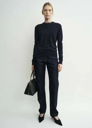 TOTEME Fine Crew Knit - Midnight