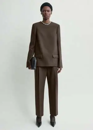 TOTEME Pocket Top - Bark