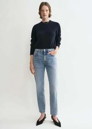 TOTEME Twisted Seam Denim - Worn Blue
