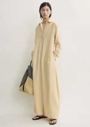 TOTEME Parachute Shirtdress - Stone