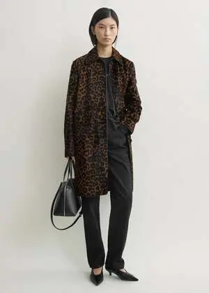 TOTEME Pony Hair Coat - Leopard