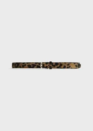 TOTEME Pony Hair Belt - Leopard