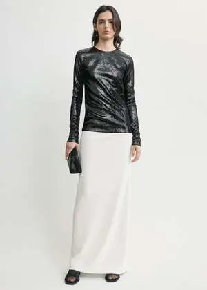 TOTEME Sequin Top - Black