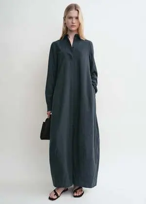 TOTEME Parachute Shirtdress Petite - Nightfall