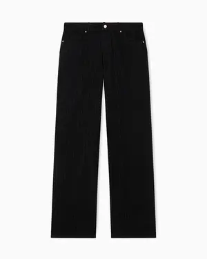 Armani Exchange Relaxed Fit Denim Jeans In Metallic Pink - Black