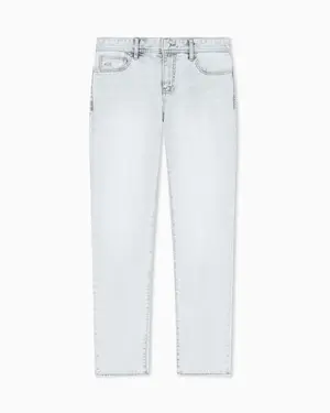 Armani Exchange Super Skinny Jeans In Authentic Comfort Denim - Blue