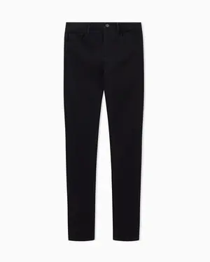 Armani Exchange Super Skinny Five-pocket Jeans In Stretch Cotton Essential - Black
