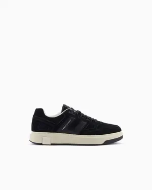 Armani Exchange Technical Fabric Sneakers - Black