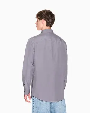 Armani Exchange Cotton Ripstop Shirt - Black