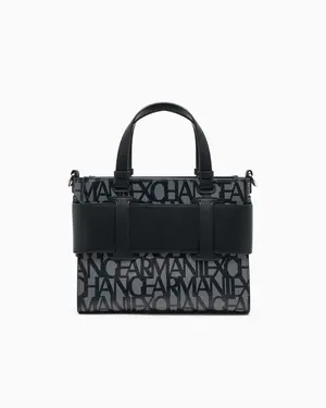 Armani Exchange Monogram Shopper Bag