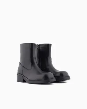 Armani Exchange Square-toe Camperos Ankle Boots