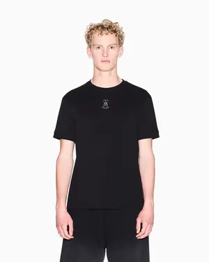 Armani Exchange Slim-fit T-shirt In Ribbed Cotton
