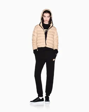 Armani Exchange Crewneck Sweatshirt In French Terry Cotton - Black