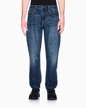 Armani Exchange Slim Fit Jeans In Comfort Denim