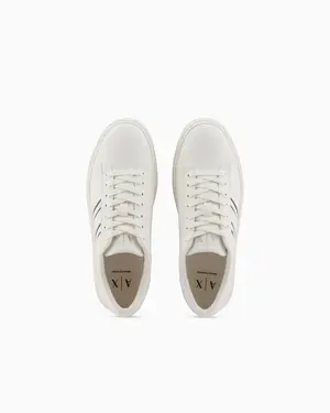 Armani Exchange Urban-tech Sneakers With Webbing Details - Two-tone