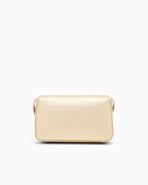 Armani Exchange Mini Clutch Bag With Tone Clasp - Gold