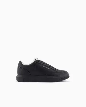 Armani Exchange Technical Fabric Sneakers - Black