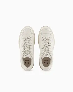 Armani Exchange Technical Fabric Sneakers - White