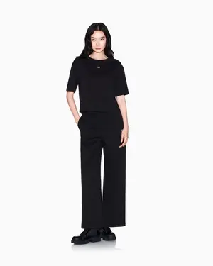 Armani Exchange Jogger Trousers In Bonded Fabric