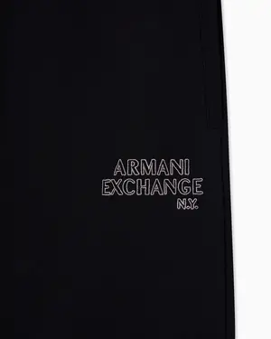 Armani Exchange Bonded Stretch Cotton Sports Pants