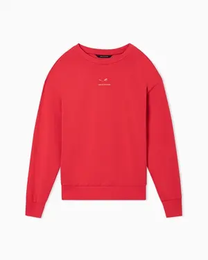 Armani Exchange Scuba Stretch Minimal Chic Sweatshirt - Red