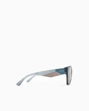 Armani Exchange Oversized Square Frame Sunglasses