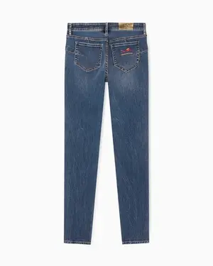 Armani Exchange Super Skinny Jeans In Medium Comfort Denim