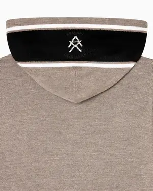 Armani Exchange Contrast Hooded Sweater