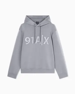 Armani Exchange Cotton Hoodie - Grey