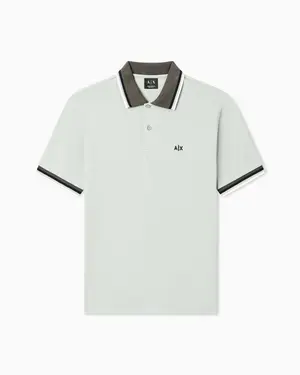Armani Exchange Cotton Polo Shirt - Green